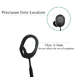 Luckvan Silicone Case for Google Pixel Buds Pro+Sport Anti-Lost Rope Replacement Ear Tips Pixel Buds Pro Earbuds, Black