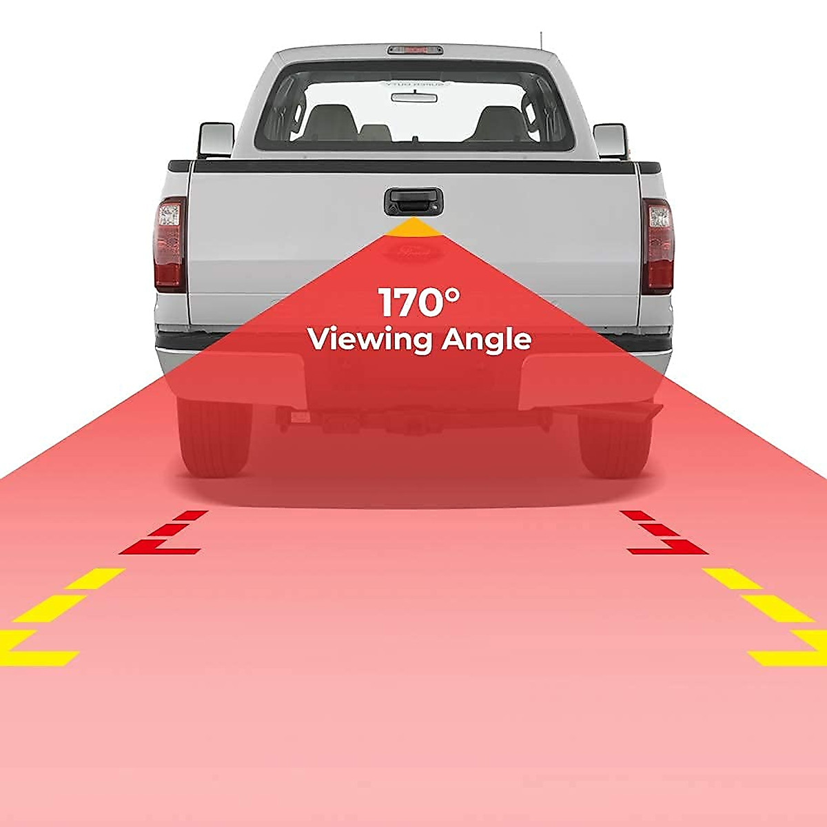 Backup Camera Compatible with 2005-2014 F150, 2008-2016 F250 F350 F450 F550 Tailgate Handle Reverse Camera Rear View Camera