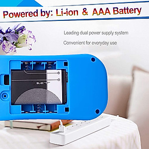 Douddy Kids Retro Handheld Game Console Built in 218 Old School Video Games 2.5'' Display USB Rechargeable 3.5 MM Headphone Jack Arcade Entertain System Children Birthday (Blue)