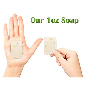 Lemon From My Shower to Yours Favors, DIY Set of 24, Mini Soap Favors for Baby or Bridal Shower, All Natural & Vegan