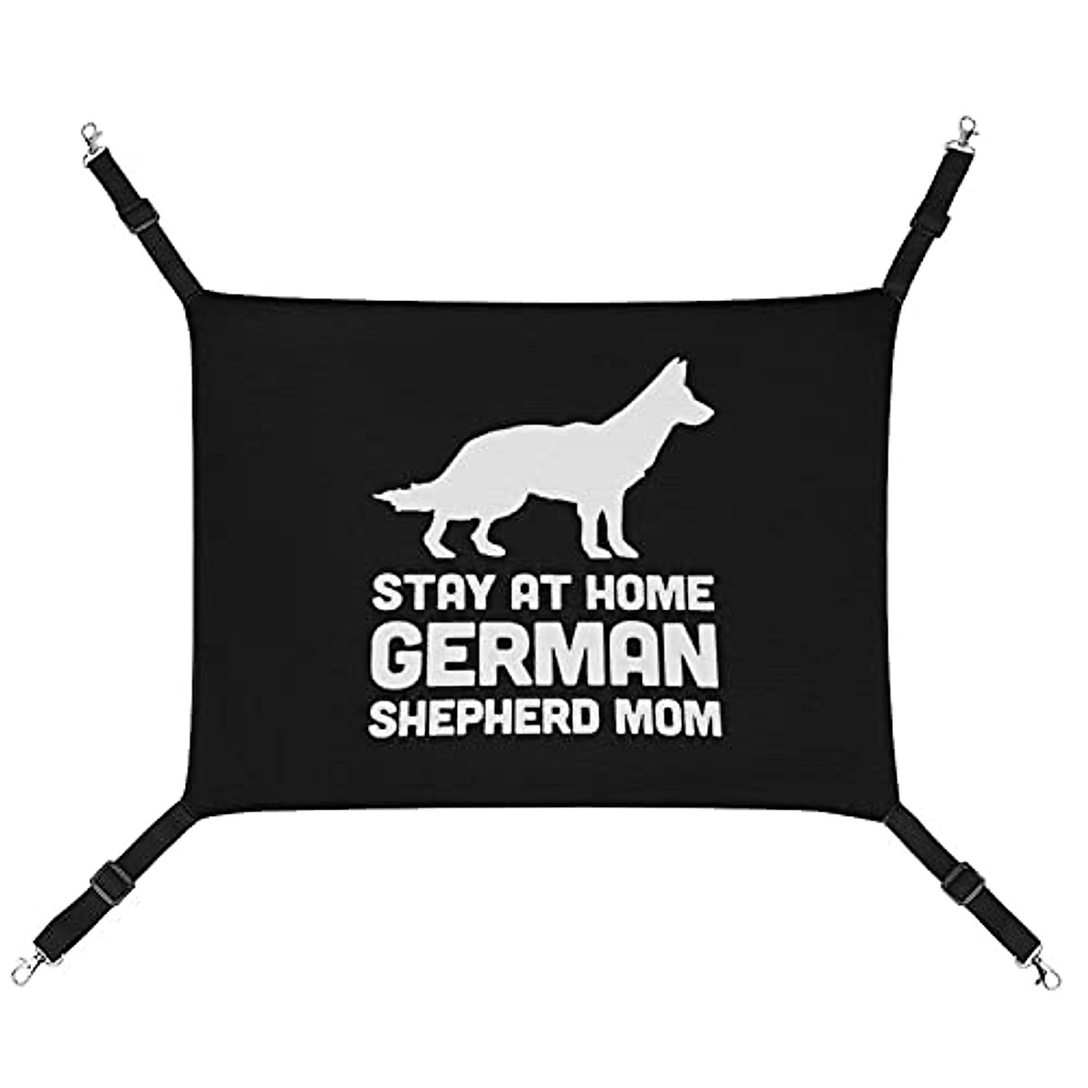 Stay at Home German Shepherd Mom Pet Hammock Comfortable Adjustable Hanging Bed for Small Animals Dogs Cats Hamster