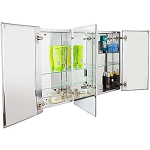 Jacuzzi PD48000 PD48000 26" H x 36" W x 5-1/4" D Triple Door Medicine Cabinet