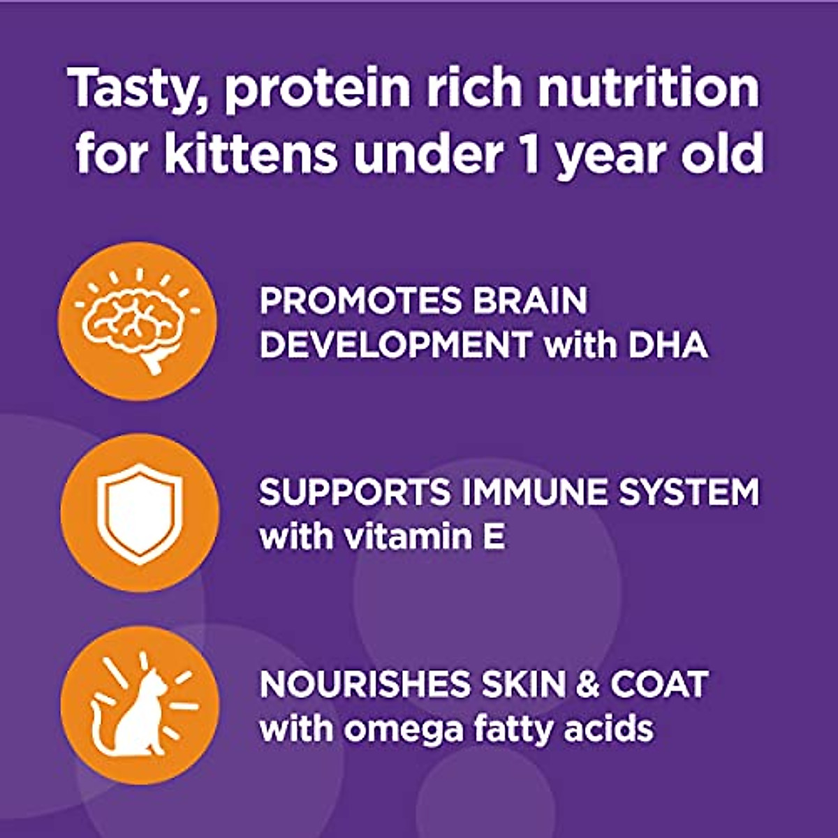 IAMS PERFECT PORTIONS Healthy Kitten Grain Free* Wet Cat Food Paté, Chicken Recipe,2.6 oz (Pack of 24). Easy Peel Twin-Pack Trays