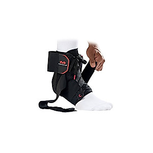 McDavid Ankle Brace with Straps, Maximum Support, Comfortable Compression & Breathable Design