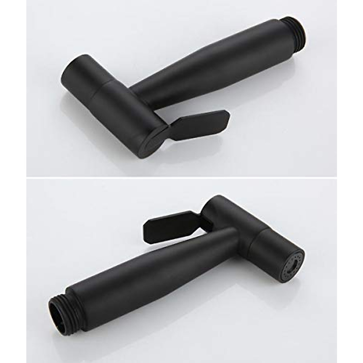 ifgswopq Bidet Spray Set, Toilet Bidet Set Black Brass Hot Cold Bathroom Toilet Shower Blow fed Spray Gun Nozzle Bidet Faucet Bathroom,A