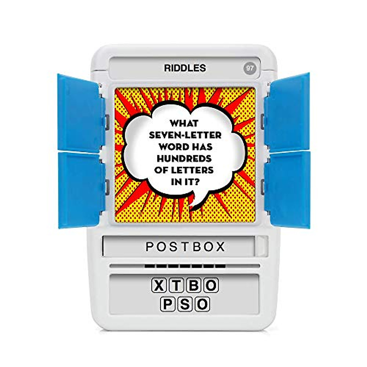 100 PICS Riddles Travel Game - Guess 100 Riddles | Flash Cards with Slide Reveal Case | Card Game, Gift, Stocking Stuffer | Hours of Fun for Kids and Adults | Ages 5+