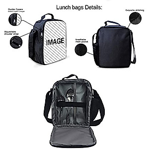 PZZ BEACH Native Southwest Aztec Tribal Horse Turquiose Navajo Print Backpack+ Thermal Lunch Bag+ Pencil Case 3 Pcs Set for Kid Girls Boys