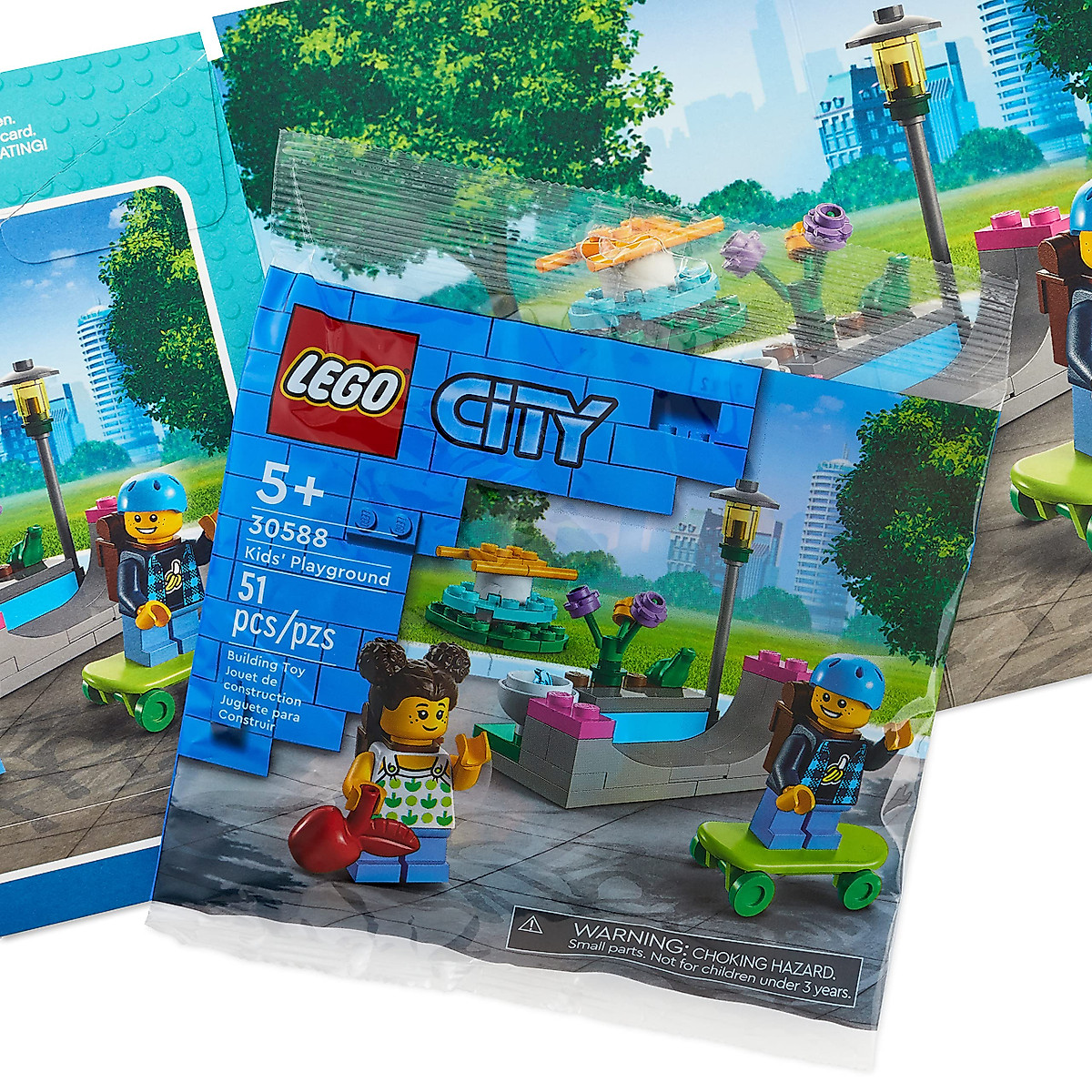 Hallmark Birthday Card for Kids with Legos (Playground Building Kit, Ages 5 and Up)