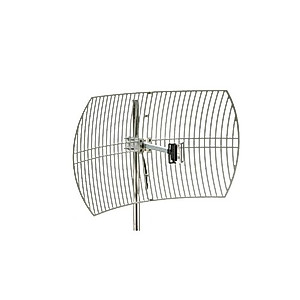 Premiertek Outdoor 2.4GHz 24DBI Directional High-Gain N-Type Female Aluminum Die Cast Grid Parabolic Antenna (ANT-GRID-24DBI)