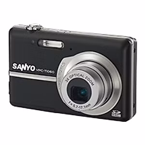 Sanyo Xacti VPC-T1060 10MP Digital Camera w/ 3x Optical Zoom 2.8 LCD - Black"