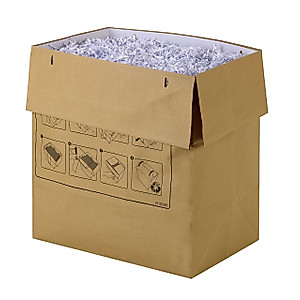 Rexel Recyclable Shredder Waste Sacks, 115L Capacity, Pack of 50, For Rexel Mercury 115L Shredders, 2102248