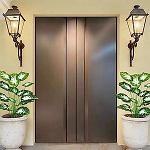 Rozwkeo Artificial Plants Fake Turtle Tree Leaves with Stems 29" Tall Faux Palm Tree Large Monstera Leaf Imitation Frond Tropical Plant Greenery Floral Jungle Party Indoor Outdoor Garden Decoration