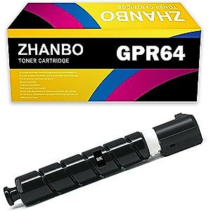 ZHANBO Remanufactured GPR64 GPR-64 Black Toner Cartridge Compatible with Canon GPR64 Toner for Canon ImageRunner Advance DX 4825 4835 4845 Printer