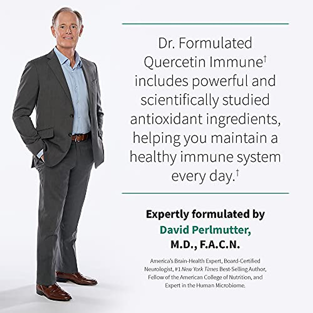 Garden of Life Quercetin Once Daily Immune System Support Supplement with Vitamin C, D & Probiotics – Dr Formulated – Immune Health, Respiratory Health, Skin Health, Gluten Free, Non GMO – 30 Tablets