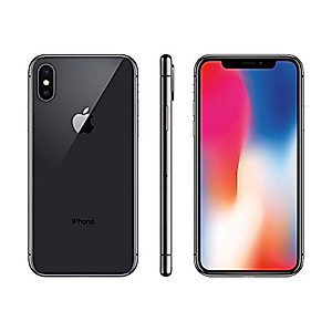 Apple iPhone X (64GB, Space Gray) [Locked] + Carrier Subscription