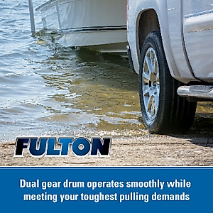 Fulton FW20000101 F2 Trailer Winch with Strap - 2000 lb. Load Capacity