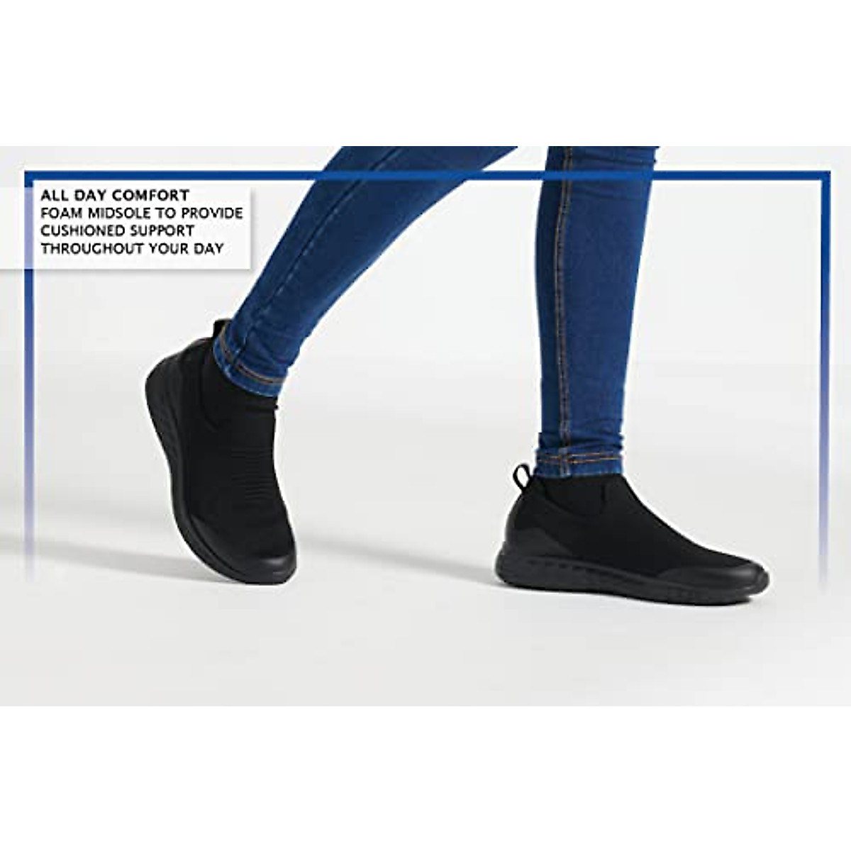 Shoes for Crews Everlight Slip On, Black, Women's, Size 7.5