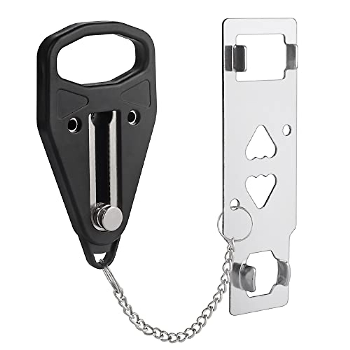 Portable Door Lock for Hotel and Home Security, Door Lock Self-Defense Door Safety Device for Travel, Apartment, Living Motel, AirBNB, School Dorm