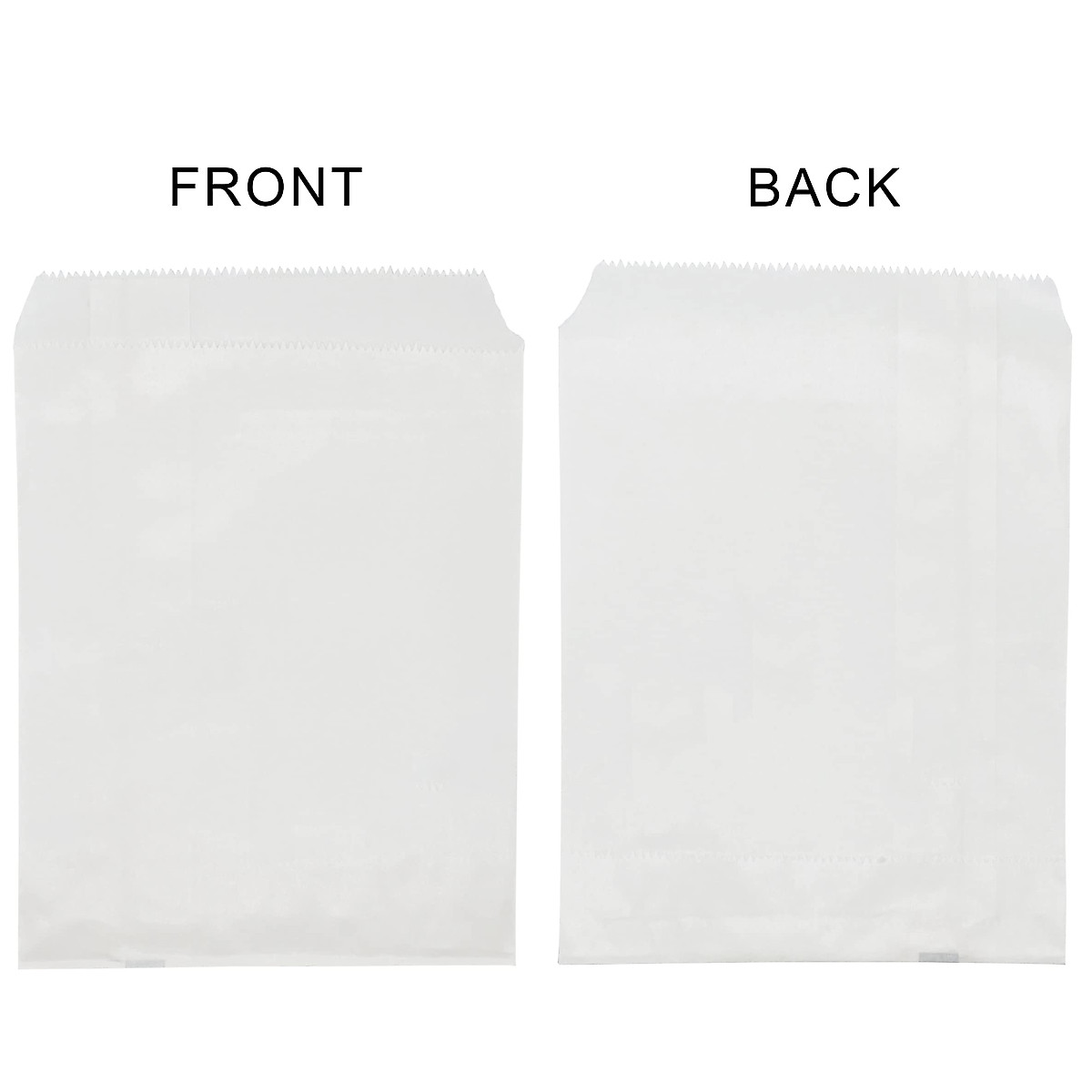 Jexila 100 Pack Paper Treat Bags 5X7 Inch Flat Kraft Paper Cookie Candy Buffet Bag for Bakery Merchandise Wedding Party Favor Craft DIY Bags