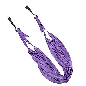 Adjustable Leg Stretching Strap, Yoga Fitness Flexibility Door Stretcher Strap/Back Bend Assist Trainer, Yoga Swing for Aerial Yoga Ballet Cheer Gymnastics Taekwondo Dancers