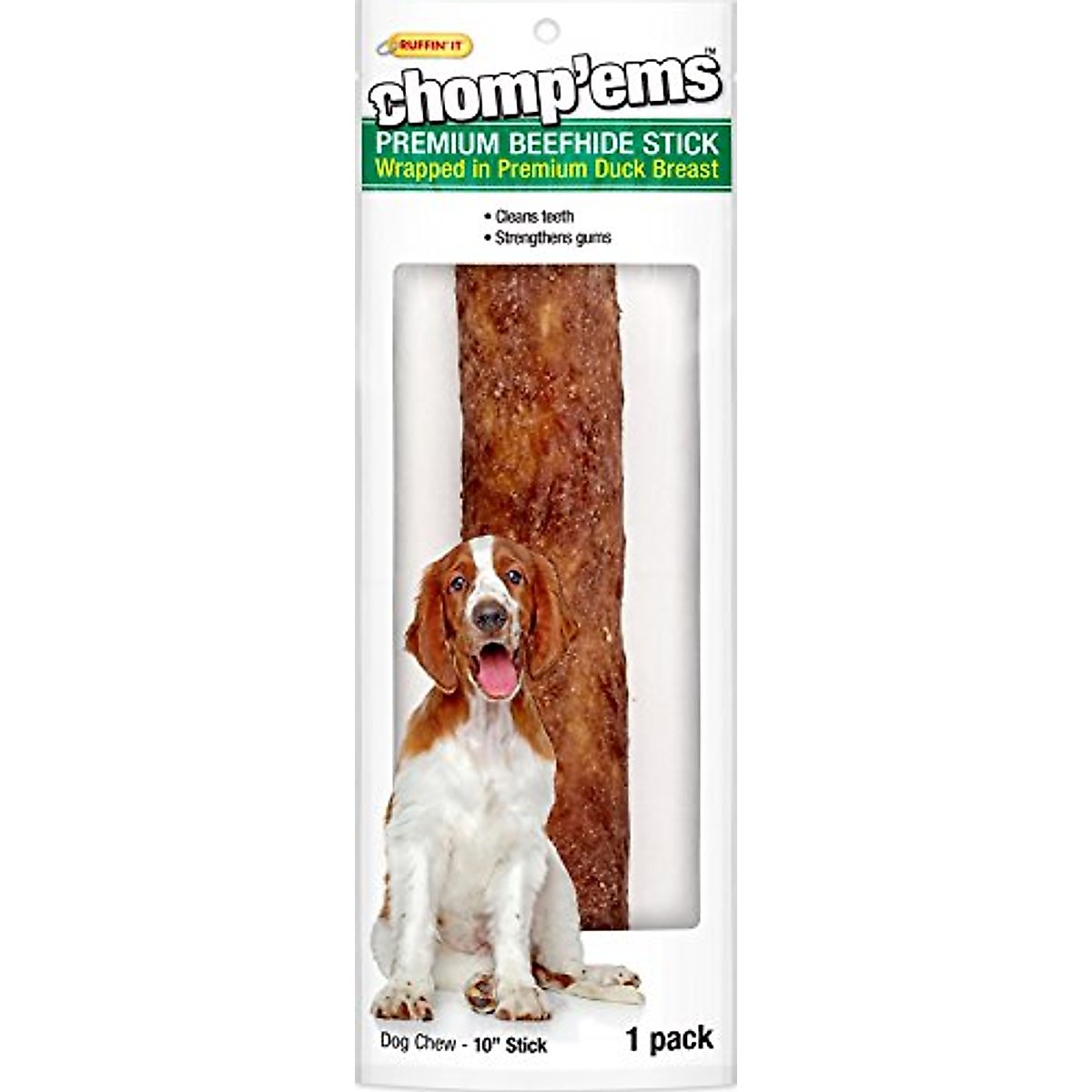 Chomp’ems Premium Beefhide Chew for Dogs, 1 Chew