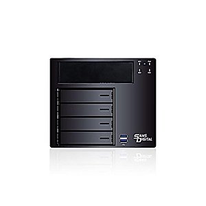 Mini-ITX 4Bay NAS Enclosure Hot Swap 4 Bay with 5.25" Drive Bay Opening