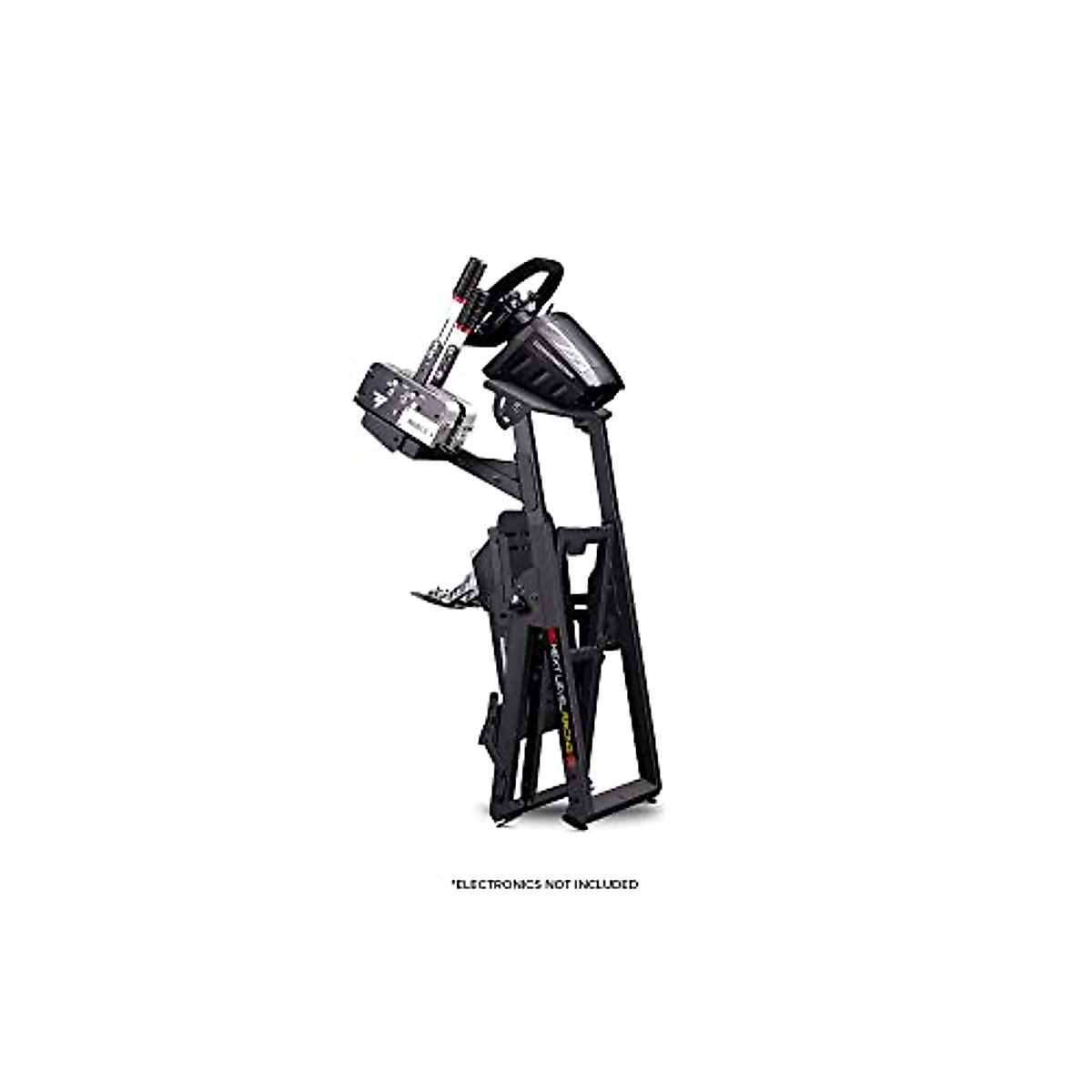 Next Level Racing Wheel Stand 2.0. Steering wheel stand for Thrustmaster, Fanatec, moza Racing on PC and video game consoles. Upgradeable to full cockpit with GTSeat add-on (not included)