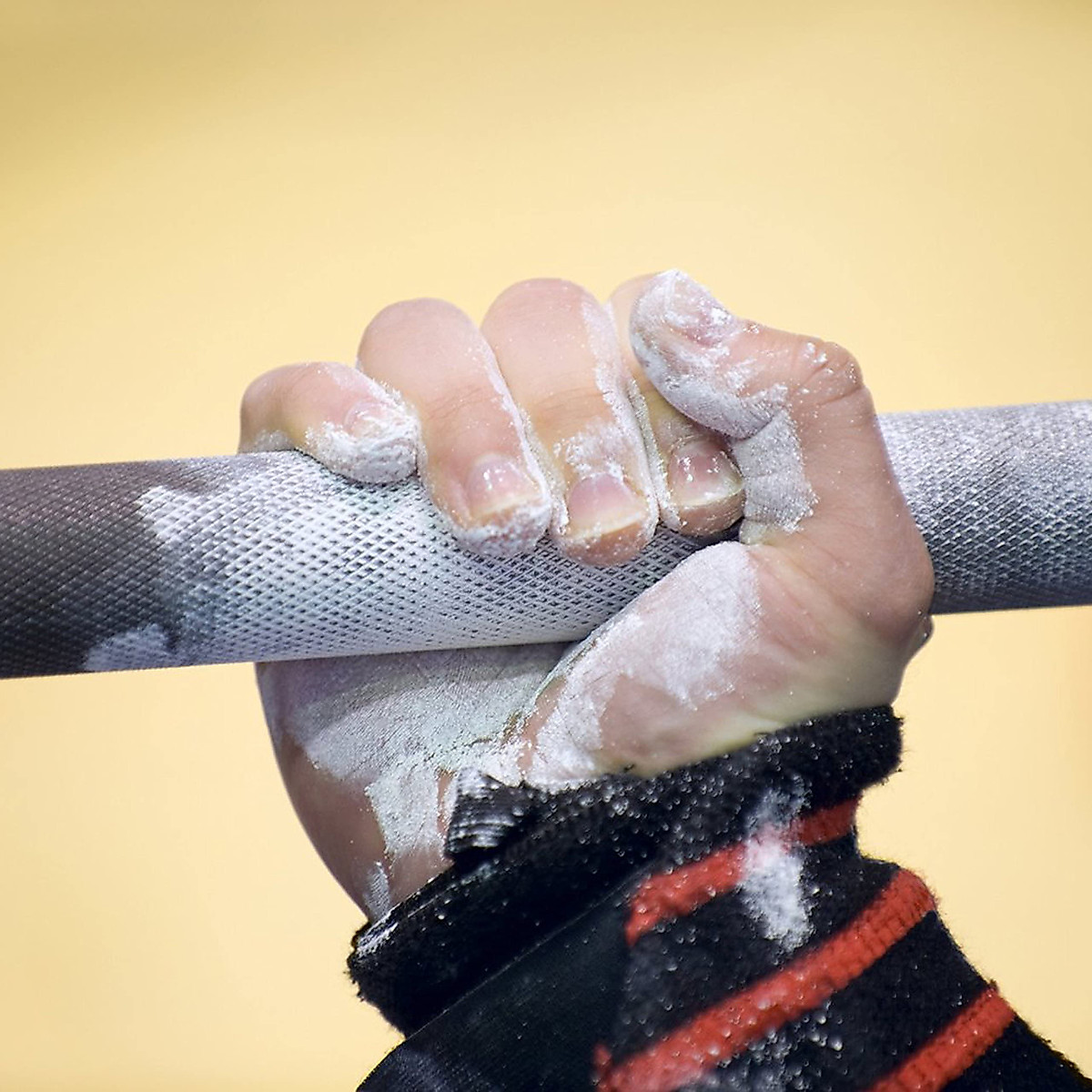 Gym Chalk (1 lb, 8 2oz Blocks) - Gymnastics, Rock Climbing, Power Lifting No Slip, No Moisture Chalk (1 LB)