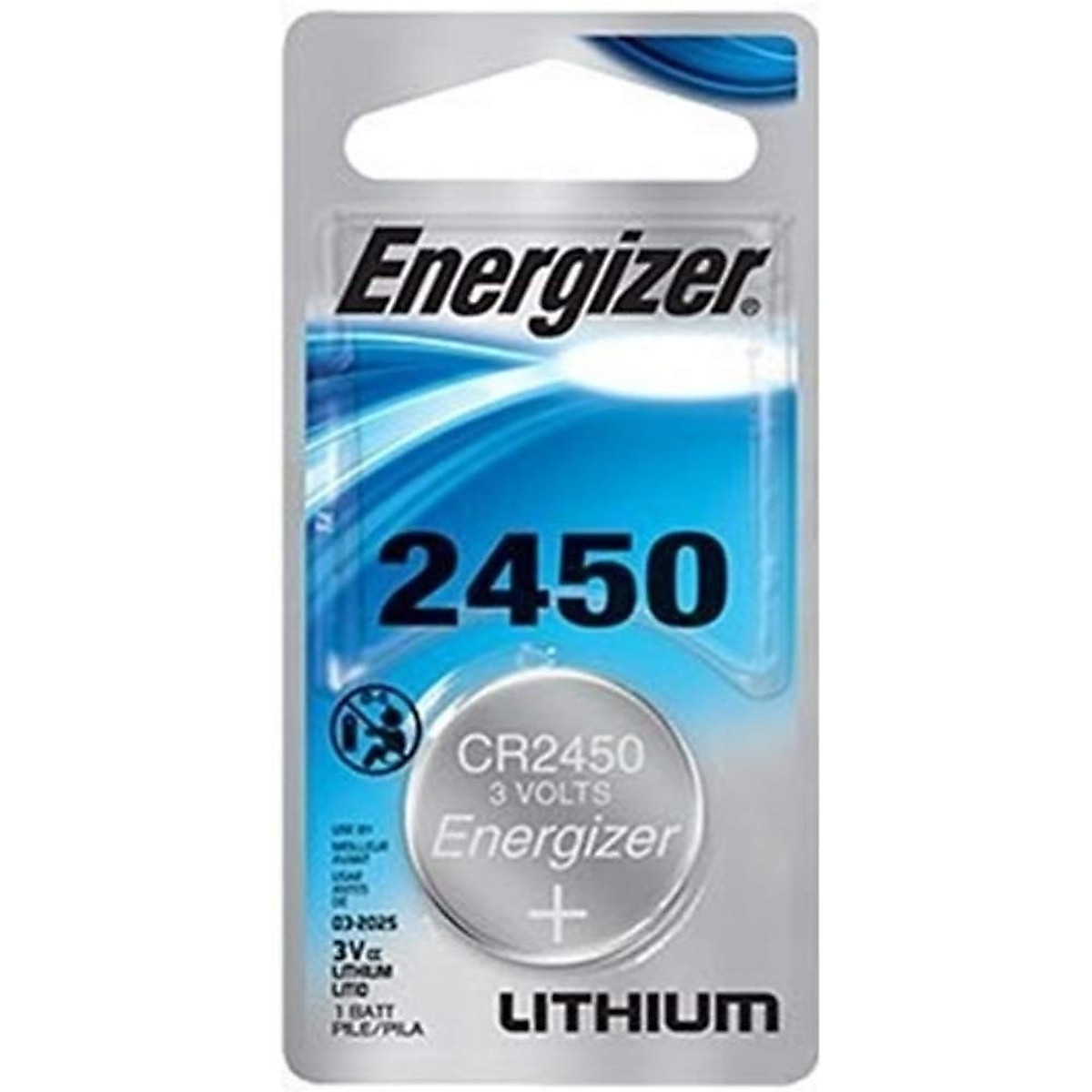 Energizer 3 Volt CR-2450 Battery for Some Dive Computers - See Description for Detailed List