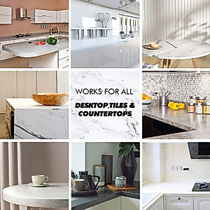 Granite Repair Kit & Marble Repair Kit (Color Match), Quartz Countertop Repair Kit, Granite Epoxy, Corian Repair Kit for Marble Granite Porcelain Quartz Tiles and Stones