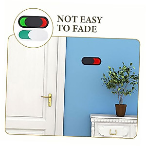 HOODANCOS 5sets Id Plate Wedding Welcome Sign Plates LED Strip Light Custom Wc Door Signs Poster Toilet Door Signs for Home Privacy Sign for Door Blank Easel Stand Easels Exit 6pcs*5