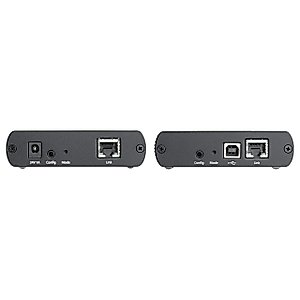 StarTech.com 4 Port USB 2.0 Extender Over Ethernet/IP Network Hub - Up to 330ft (100m) - USB Over Gigabit LAN or Direct Cat5e/Cat6 Cable (RJ45) Extender Adapter - USB Extender Kit (USB2G4LEXT2NA)