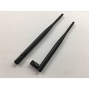 ZhenJiang Saide Electronics WiFi Antenna, SMA to IPX/u.fl Adapter Cable, 15cm, Black, Pack of 2, 2.4G, 5DB