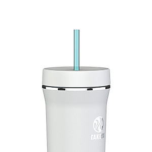 Takeya 32 oz Stainless Steel Insulated Tumbler with Straw Lid, Premium Quality, Sweatproof, Frost