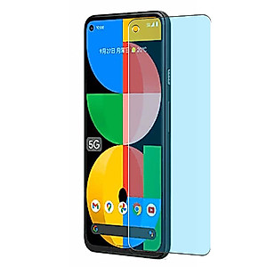 Puccy 3 Pack Anti Blue Light Screen Protector Film, compatible with Google Pixel 5a (5G) TPU Guard （ Not Tempered Glass Protectors ） New