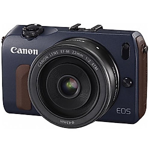 Canon mirrorless interchangeable lens camera EOS M double lens kit EF-M18-55mm F3.5-5.6 IS STM/EF-M22mm F2 STM included Beiburu EOSMBL-WLK - International Version (No Warranty)