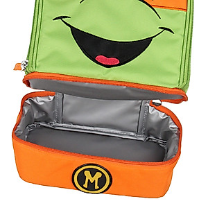 INTIMO Teenage Mutant Ninja Turtles TMNT All Turtles Dual Compartment Lunch Box (Michelangelo)