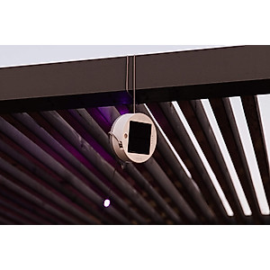 MPOWERD Luci Color Solar String Lights + Phone Charger: Color 18' Rechargeable via Solar or USB-A, 100 Lumens LEDs and 7 Colors, Lasts Up to 15 Hours, Waterproof, Camping, Pool/Patio, and Travel