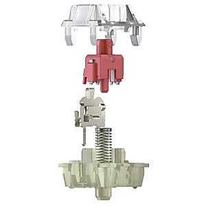 CHERRY G80-3000N RGB TKL, French layout, AZERTY keyboard, wired keyboard, mechanical gaming keyboard, MX SILENT RED SWITCHES, black