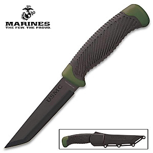 USMC Tactical Tanto Knife with Sheath