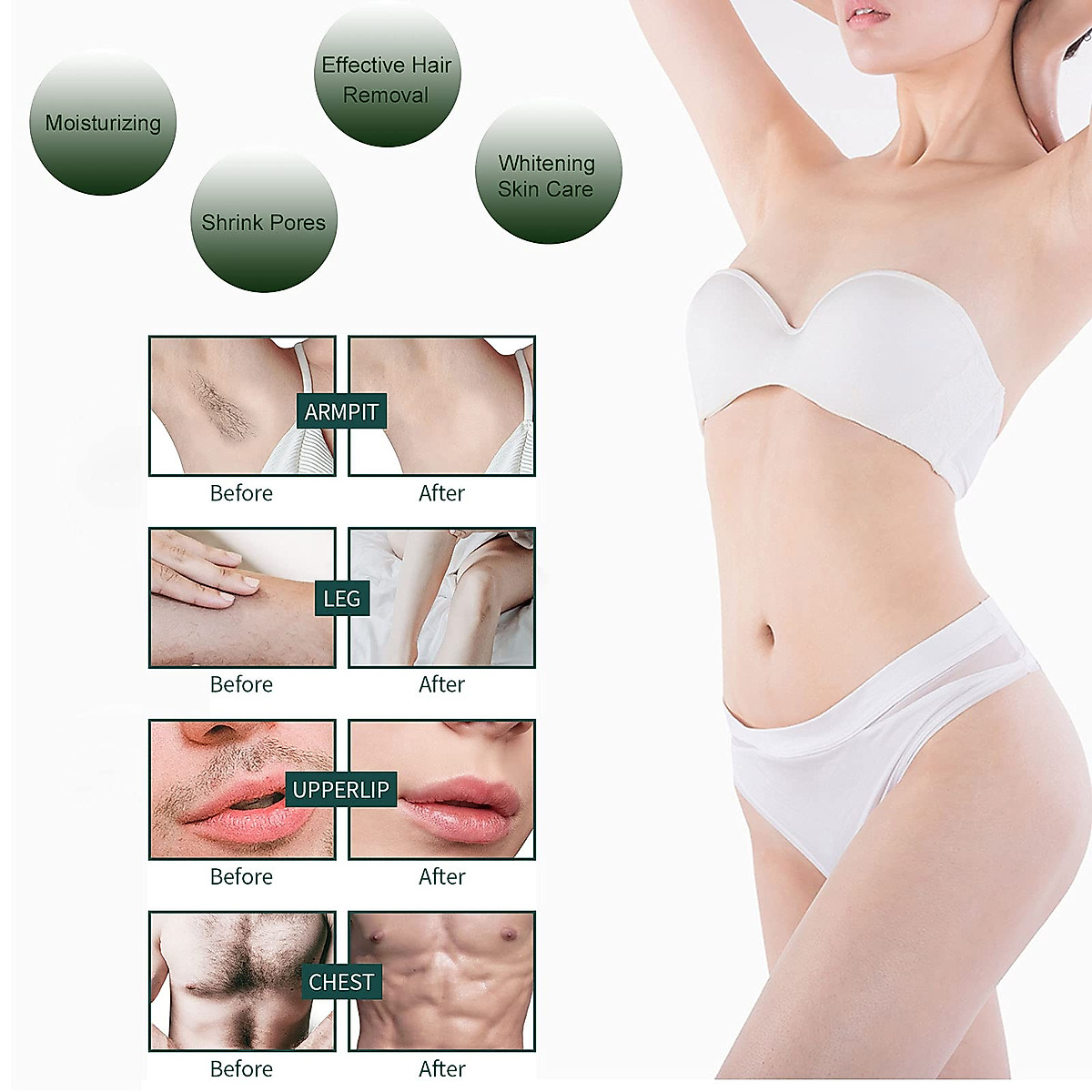 Portable Wax Warmer For Hair Removal, LIARTY Electric Depilatory Roll On Wax Heater Home Waxing Kit for Travel, At-home Waxing, SPA (Pink)