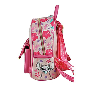 Disney Lilo and Stitch - Angel Wondapop 11 Inch Vegan Leather Mini Backpack