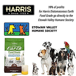 HARRIS Diatomaceous Earth Food Grade, 10lb with Powder Duster Included in The Bag & Manna Pro Crushed Oyster Shell | Egg-Laying Chickens | 5 LB
