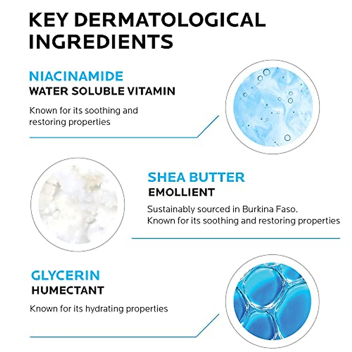 La Roche-Posay Cicaplast Hand Cream, Instant Relief Moisturizing Hand Lotion for Dry Hands, Shea Butter Lotion for Dry Cracked Hands, Non Greasy, Fragrance Free, 1.69 Fl Oz (Pack of 1)