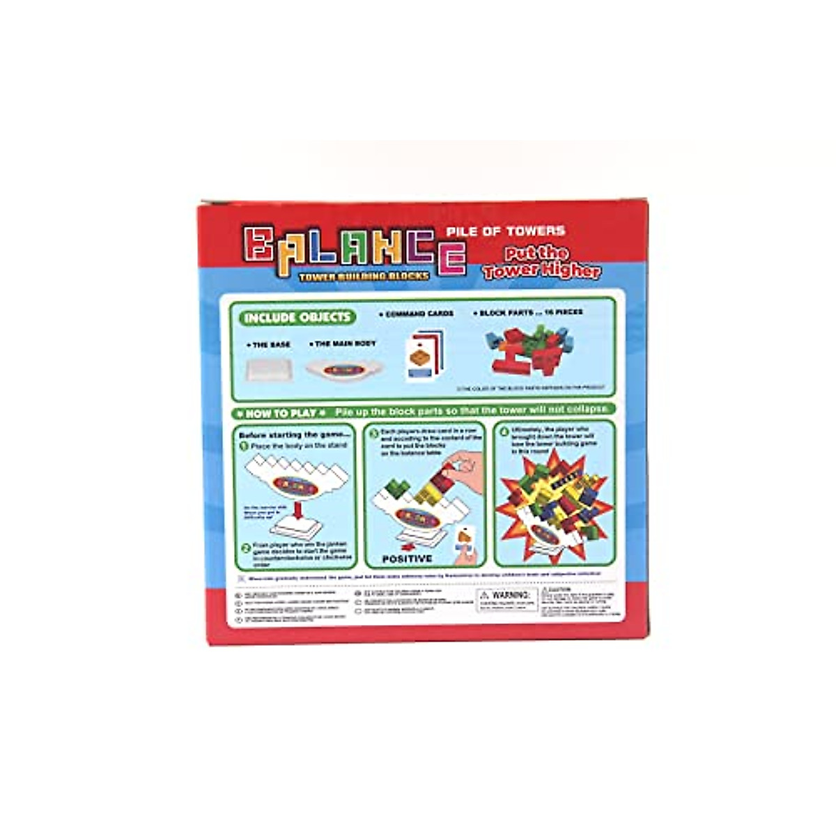 iYuePeng Board Games for Kids & Adults Tetra Tower Balance Stacking Toys Perfect for Family Games, Parties, Travel