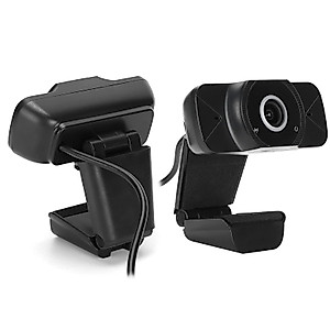 YYOYY 1080P/30FPS PC Webcam with Noise-Cancelling Microphone, USB Computer Web Camera for PC, Laptop and Desktop, Plug and Play, Webcam for Video Conferencing