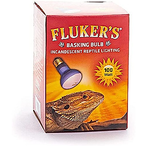 Fluker's Repta-Sun Incandescent Reptile Basking Bulb 100W - Includes Attached DBDPet Pro-Tip Guide