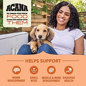 ACANA Wholesome Grains Dry Dog Food, Puppy Recipe, Real Chicken, Eggs and Turkey Dog Food Recipe, 11.5lb