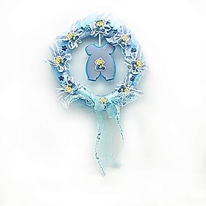 Your Favorite Moments Hanging Decoration: Blue Baby Boy Hanging Decor for Baby Shower, Gender Reveal, Birthdays