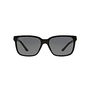 Versace Man Sunglasses Black Frame, Grey Lenses, 58MM